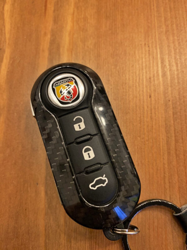 Abarth carbon key cover | BG Custom Store
