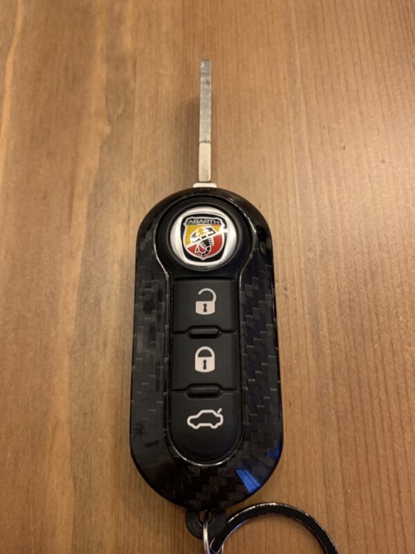 Abarth carbon key cover | BG Custom Store